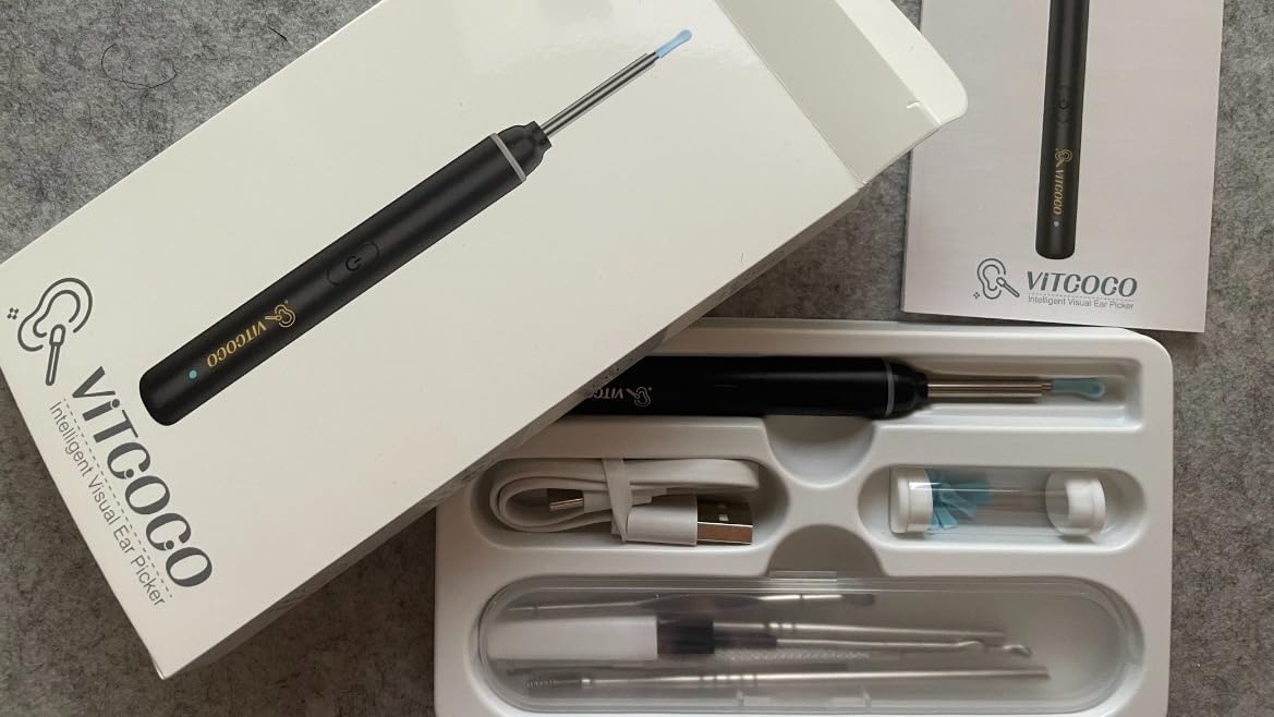 VITCOCO Ear Wax Removal Kit Ear Camera 1920P HD Ear Wax Removal Tool ...