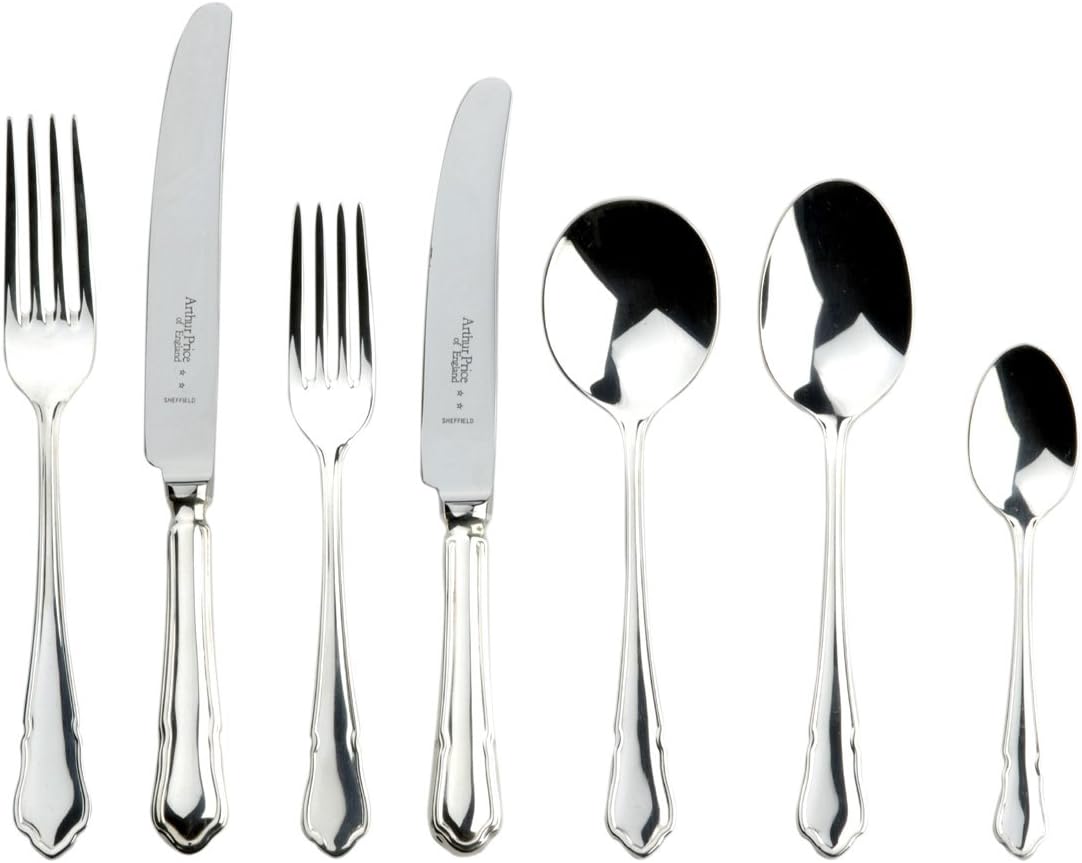 Arthur Price of England luxury 25-year silver plated 44-piece Dubarry ...
