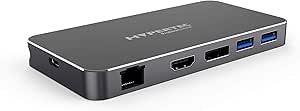 Hypertec ProDock Essential 3 - Universal USB-C 8 Port Dock, 4k HDMI and ...