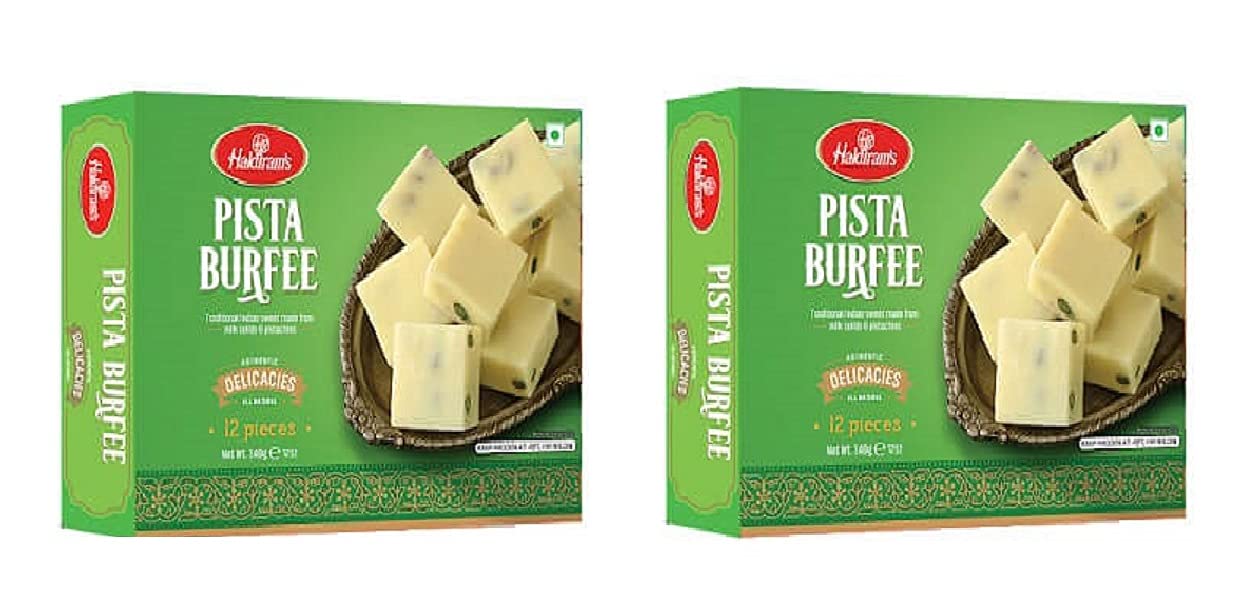 Haldiram's Special Pista Burfi Pack of 400 g X 2 Box : Amazon.in ...
