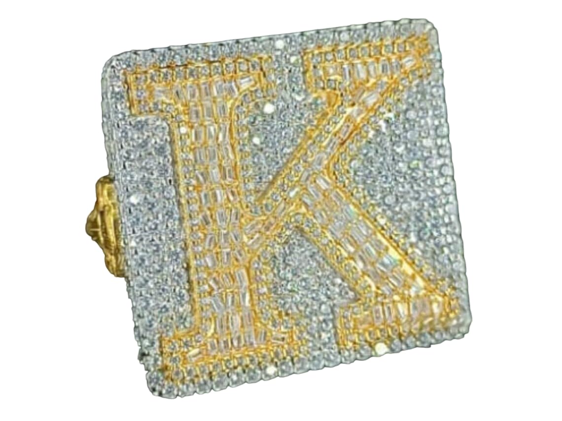 Amazon.com: Silverjewel 3 Ct Iced Out Diamond Men's Hip Hop ...