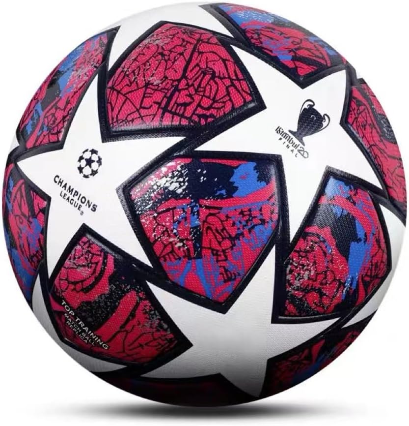 Amazon.com : Kiehiu Champions League Soccer Ball, Size 5 Football ...