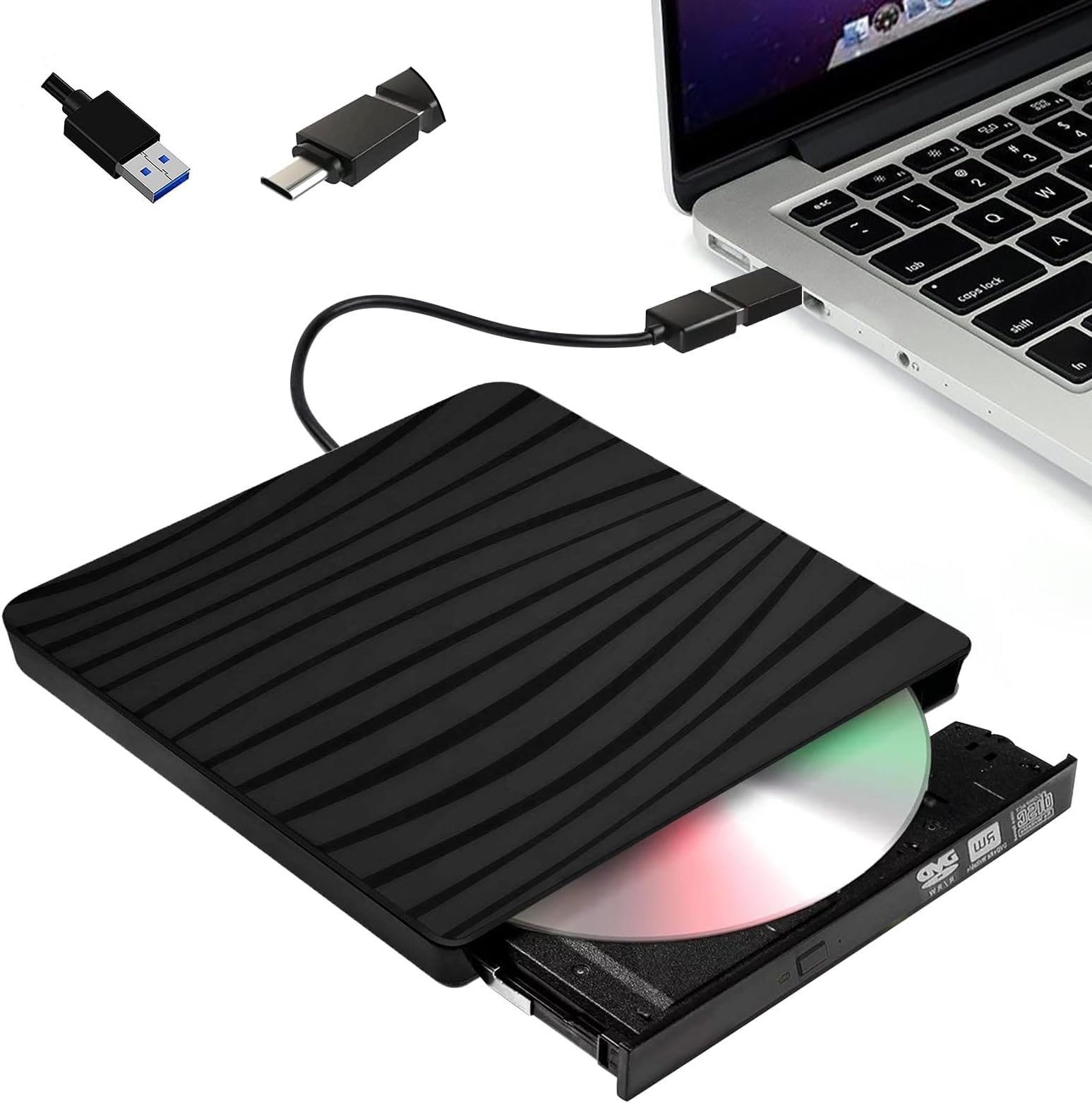 KIDS CHOICE Lector de CD/DVD Externo para Laptop USB 3.0, DVD Portátil ...