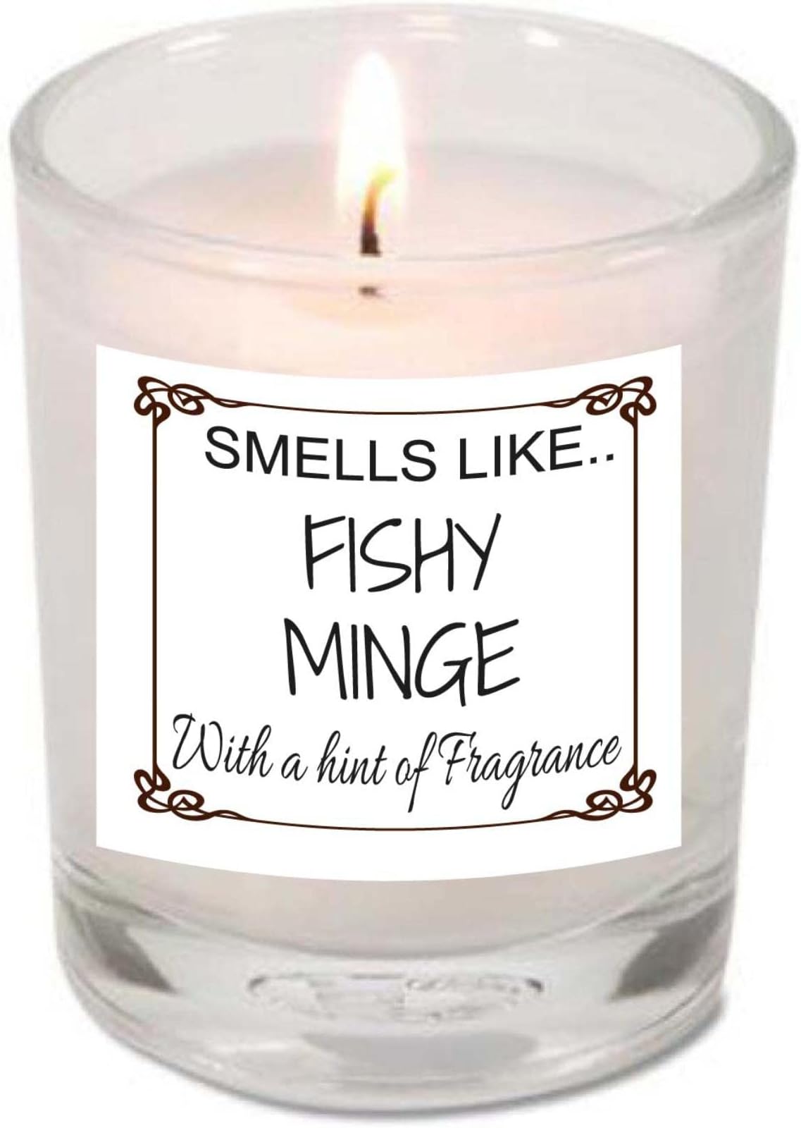Smells Like Fishy Minge Candle Rude Candle, Funny Offensive Candle ...