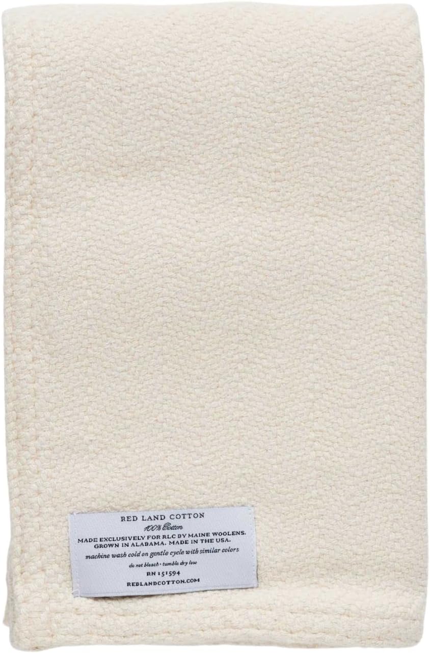 Amazon.com: Red Land Cotton Blanket | American Grown and Made 100% ...