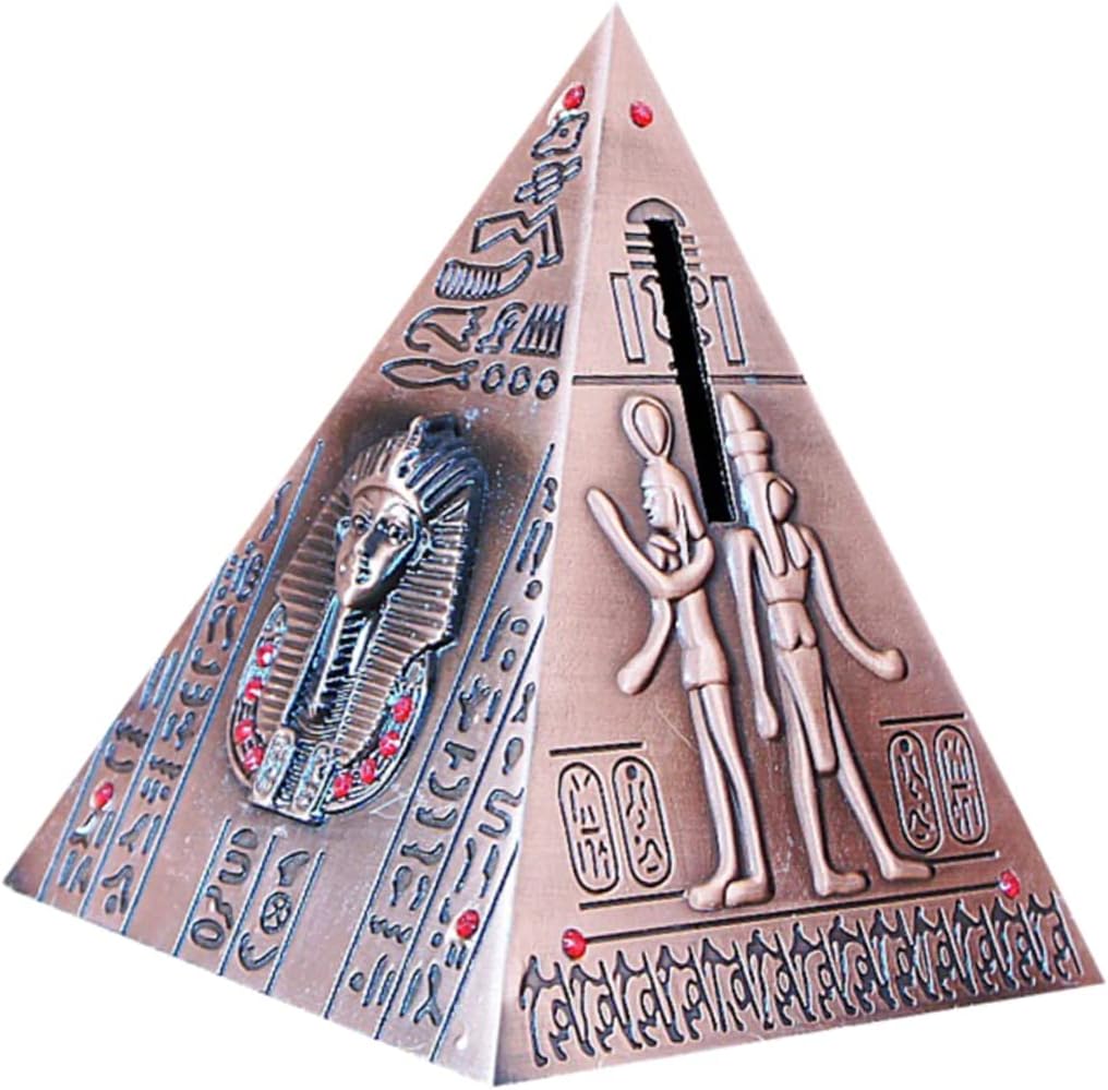 HOMSFOU 1pc Pyramid Bank Jugetes para Niños Piggy Bank Case Children ...