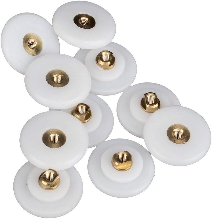 Amazon.com: 10pcs 26mm Diam. Single Wheel Sliding Roller Pulley for ...