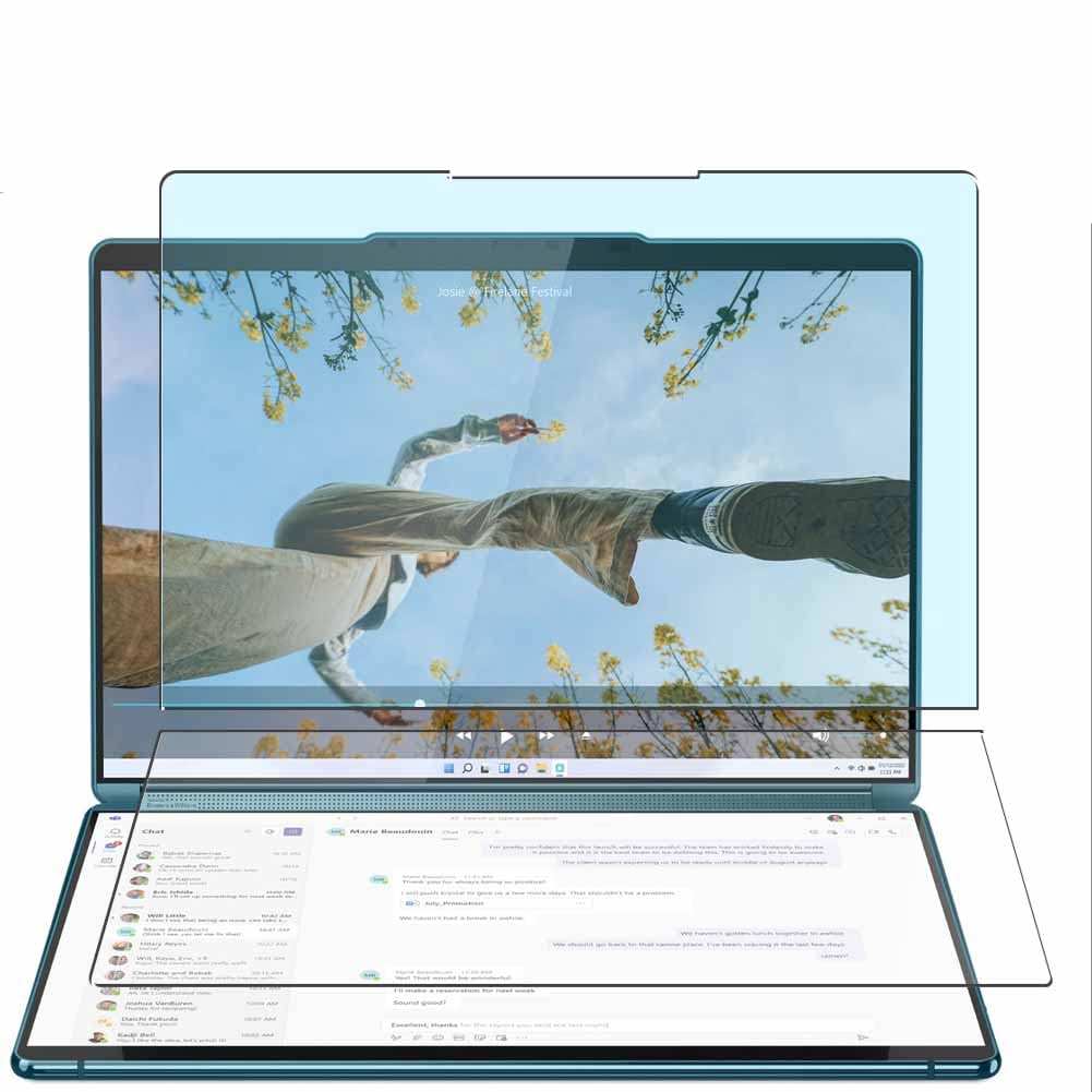 Amazon.com: Puccy Anti Blue Light Tempered Glass Screen Protector Film ...