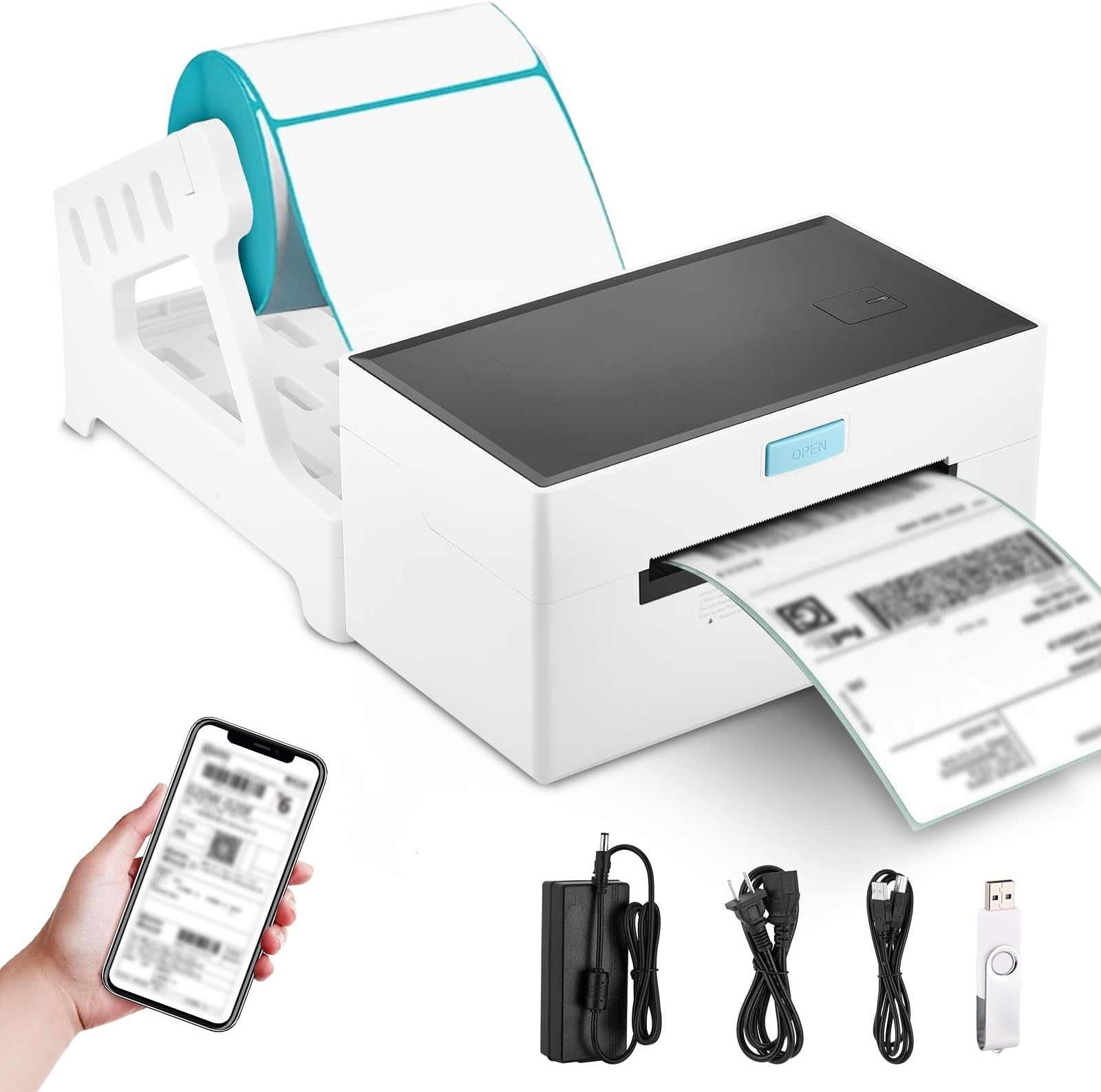 Impresora Térmica de Etiquetas, Impresora de Etiquetas Adhesivas ...