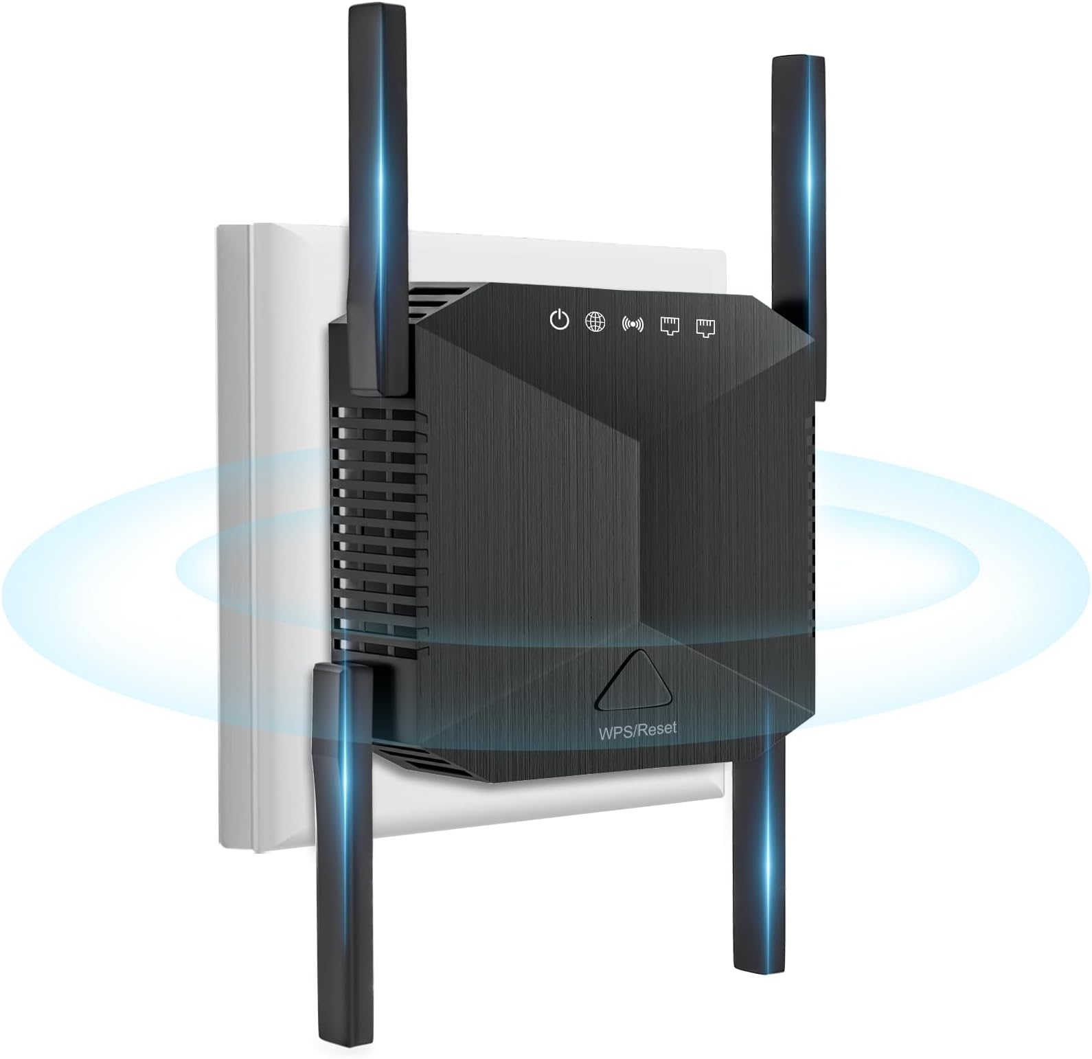 DOBWGXZ WiFi Extender, WiFi Booster with 4 Antennas, Covers up to 3000 ...