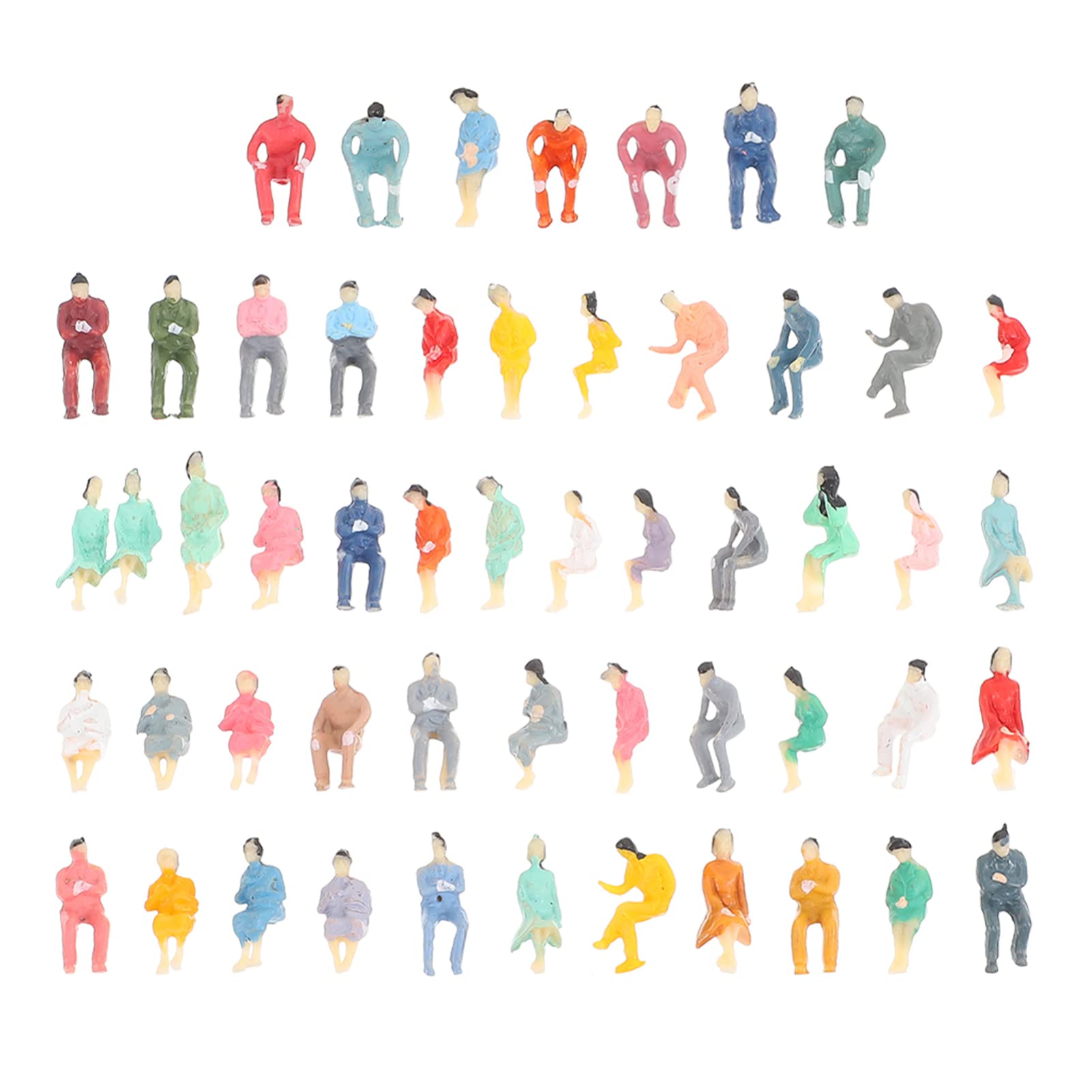 Buy Healifty 100pcs Model Figures Scale Models People Figures Toy for ...