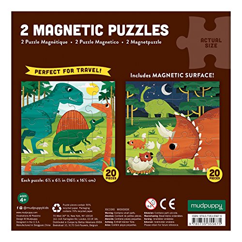 Snapklik.com : Mighty Dinosaurs - Tri Fold Magnetic Puzzles Featuring ...
