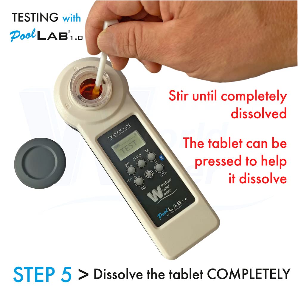 Photometer with Bluetooth - Electronic Pool Water Tester - Very Easy to ...