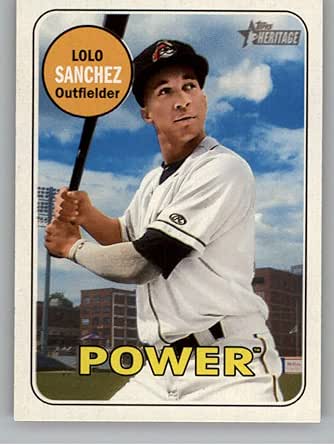 Amazon.com: 2018 Topps Heritage Minor League #112 LoLo Sanchez MLB ...