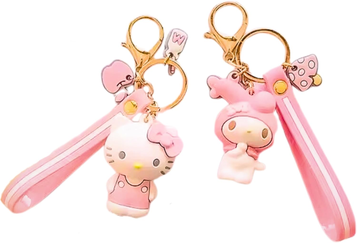 Amazon.com: Epic Party Plan Hello Kids Pink Kitty Keychains - Set Of 2 ...