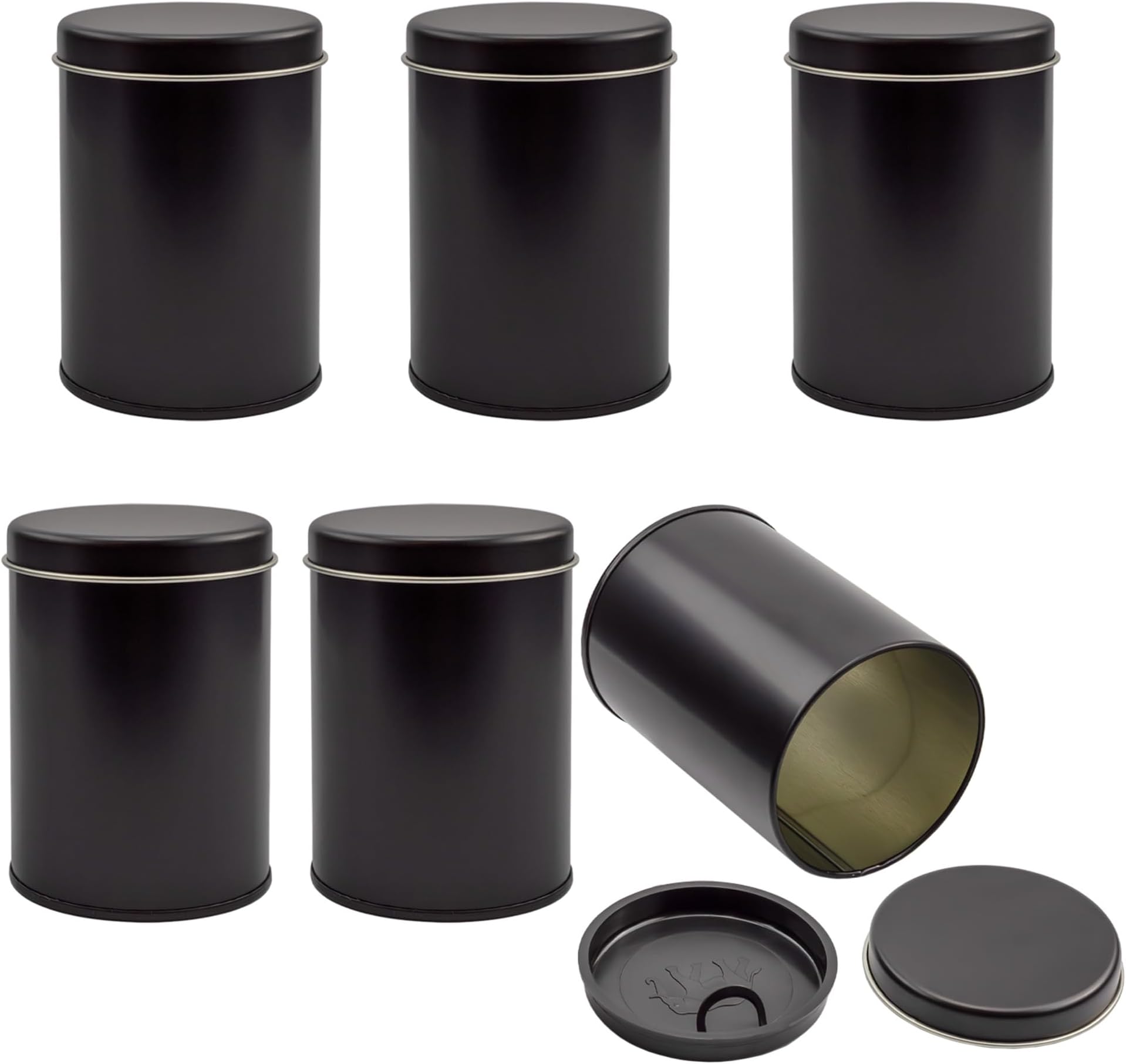 Amazon.com: tea tins Canister with Airtight Single Lids for Loose Tea ...