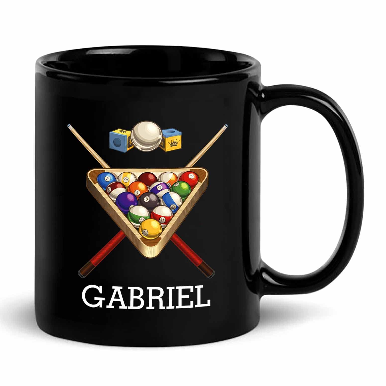Amazon.com: Customized Billiards Coffee Mugs Cups 11 Oz 15 Oz ...
