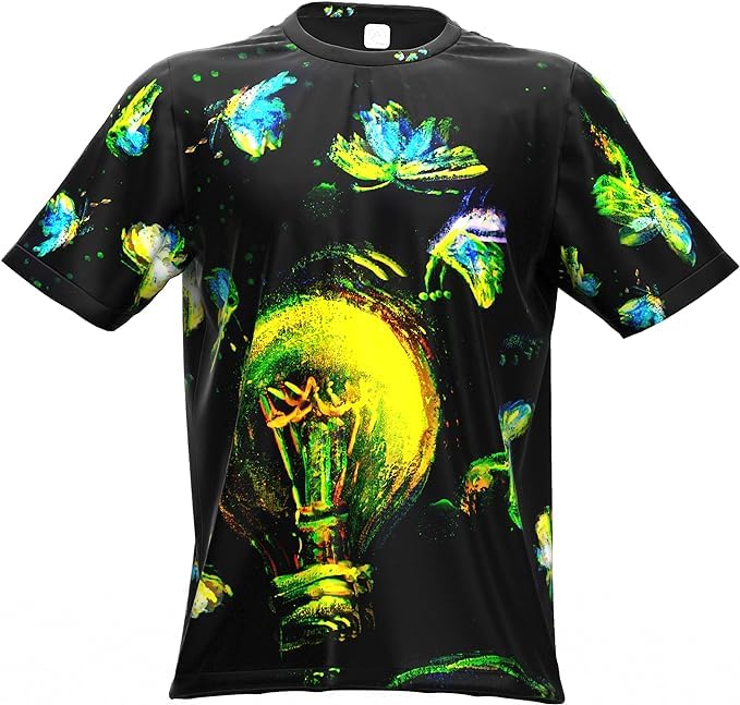 Glow in The Dark Ultraviolet Neon Clothing Apparel Clothes for Man Boy ...