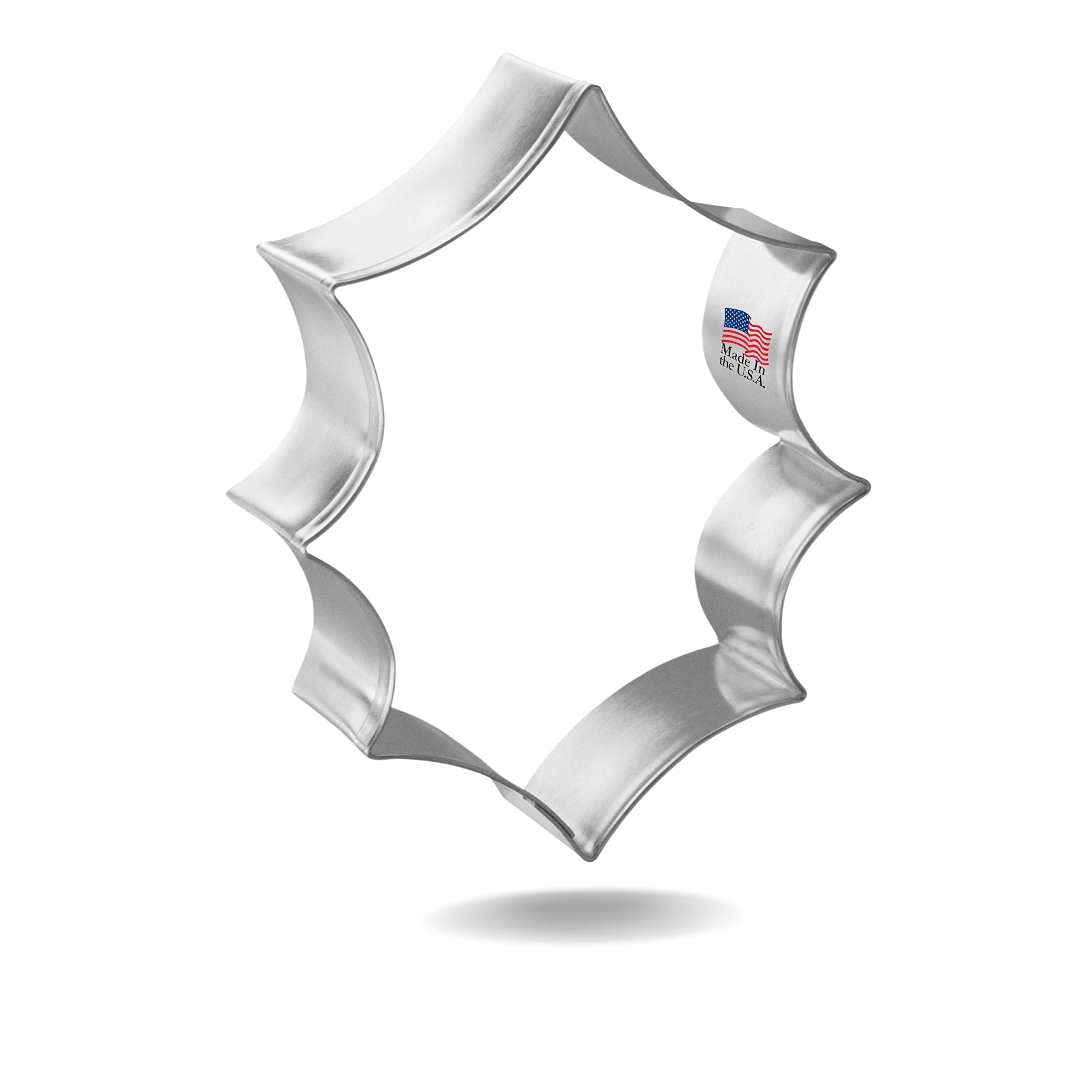 Amazon.com: Foose Cookie Cutters Holly Leaf Cookie Cutter 3.5" – Made ...