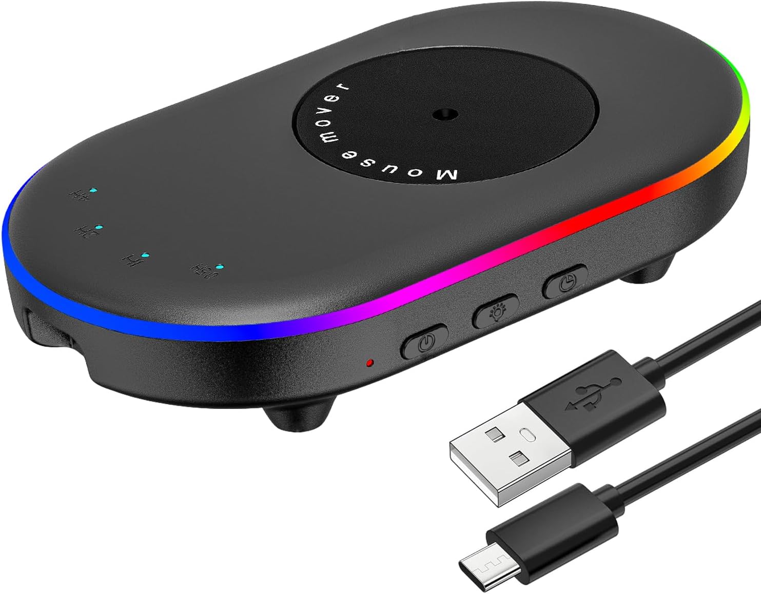 LED Mouse Jiggler Undetectable Mouse Mover Device with Timer, Mouse ...