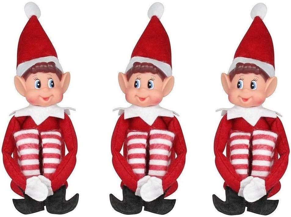 Elves Behavin' Badly - 12" Vinyl Faced Naughty Elf Doll : Amazon.co.uk ...