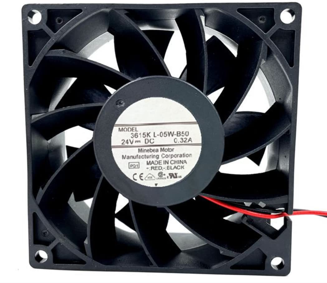 Amazon.com: for 3615KL-05W-B50 24V 0.32A 90X90X38MM 2-Wire Cooling Fan ...