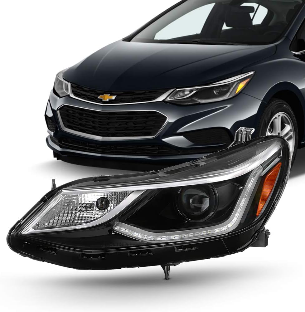 Amazon.com: Silscvtt Replacement for Chevy Cruze 2016-2019 Headlight ...
