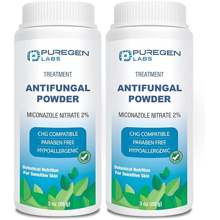 Amazon.com: Puregen Labs Antifungal Powder with 2% Miconazole Nitrate ...