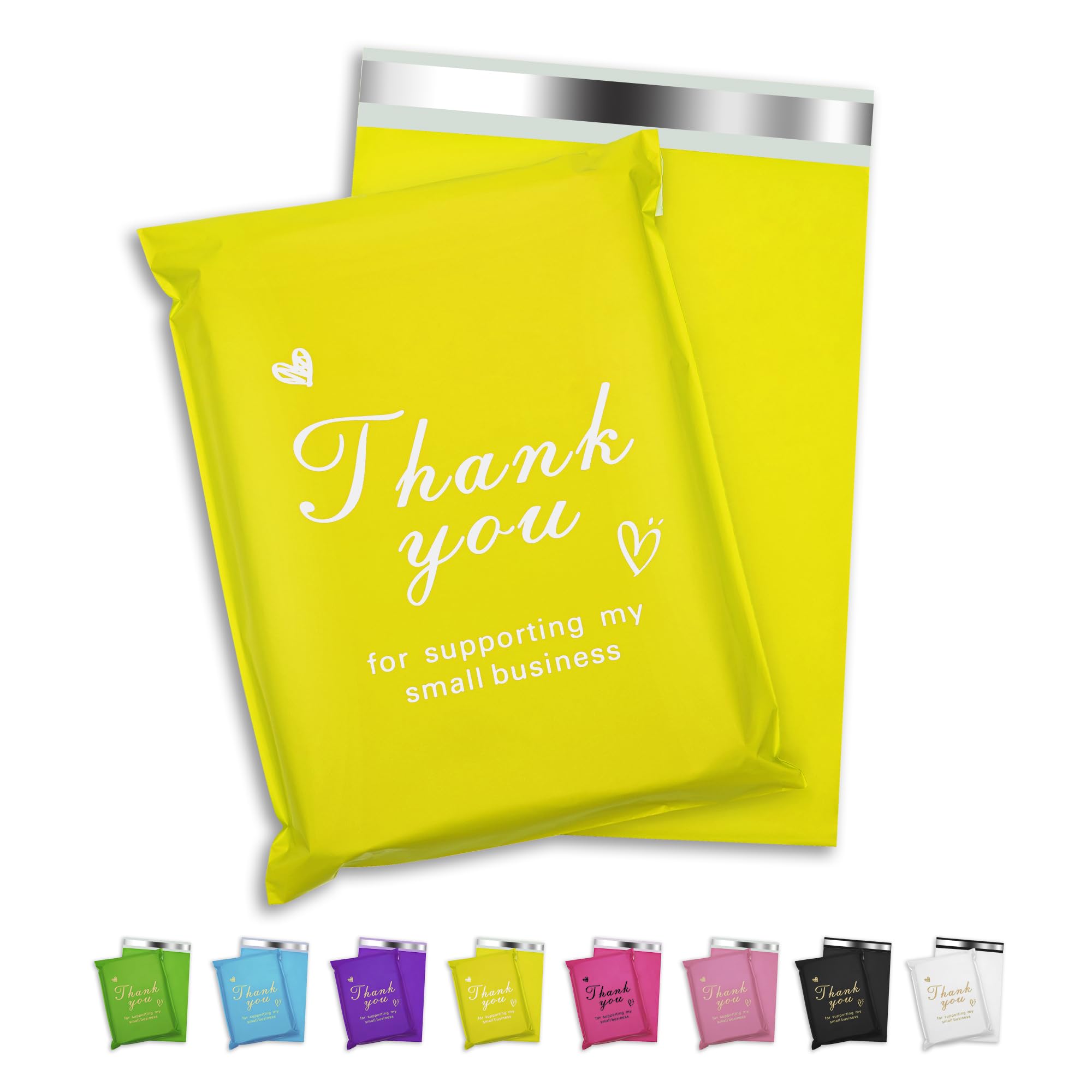 Snapklik.com : Jowlroel Thank You Poly Mailer 12x155 Inch 50 Pcs ...