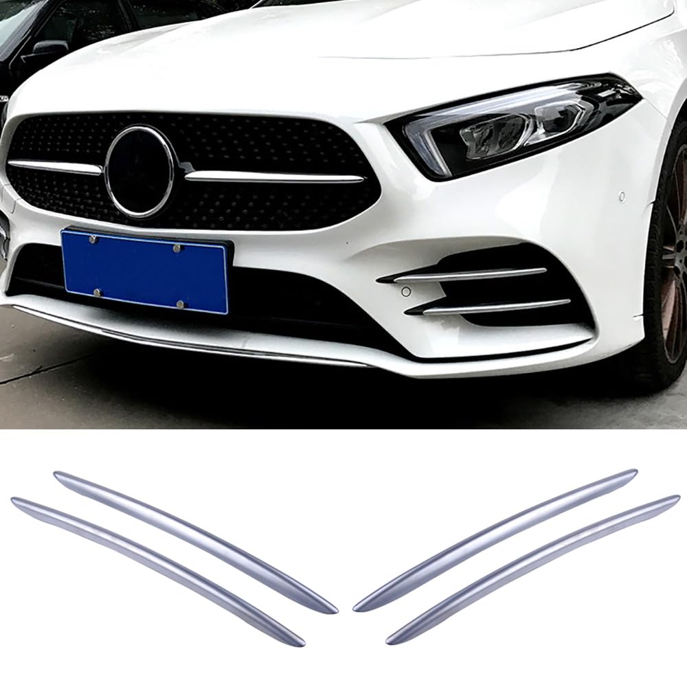 Automotive Bumper Accessories Pair Front Bumper Fog Light Grille Covers ...