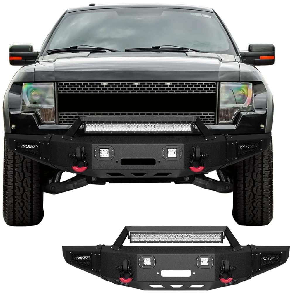 Amazon.com: Vijay Front Bumper Compatible with 2010-2014 Ford F150 ...