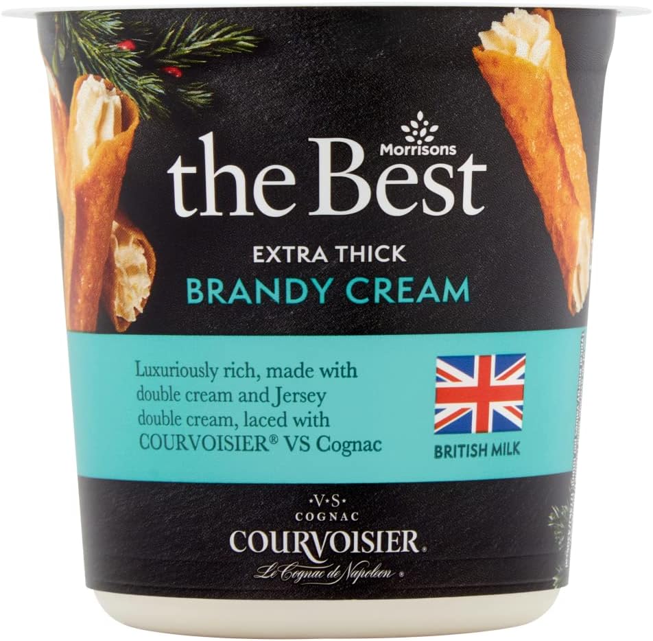 Morrisons The Best Extra Thick Brandy Cream, 250 ml : Amazon.co.uk: Grocery