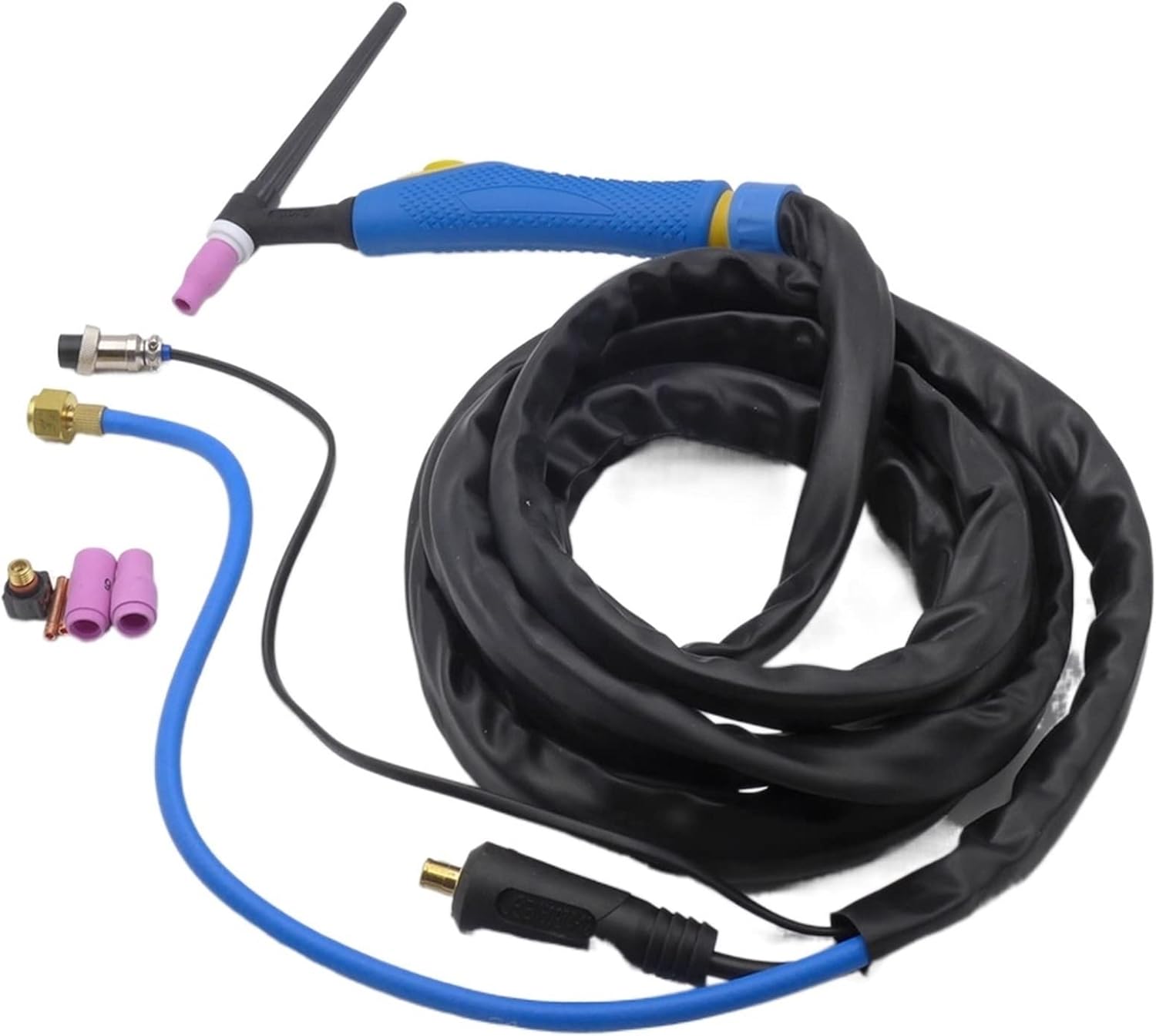 Welding Torch WP9 WP-9 Air Cooled Argon Tig Welding Torch Bule Handle ...