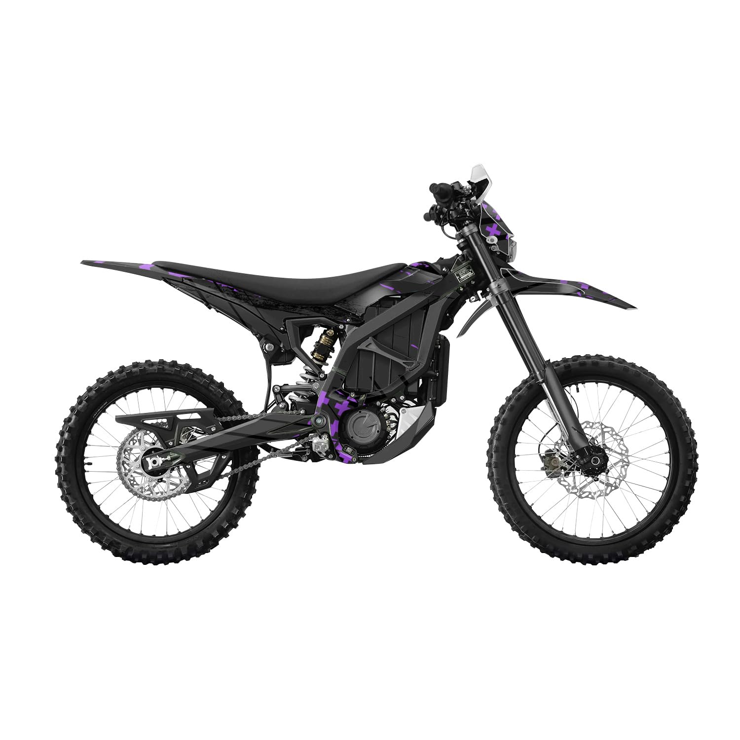 Surron Ultra Bee Graphics Kit Wrap Grunge Cross Purple Sur | Desertcart ...