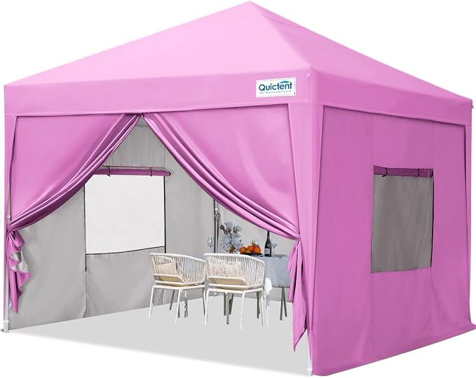 Amazon.com : Quictent Privacy 8'x8' Pop up Canopy Tent Enclosed Instant ...