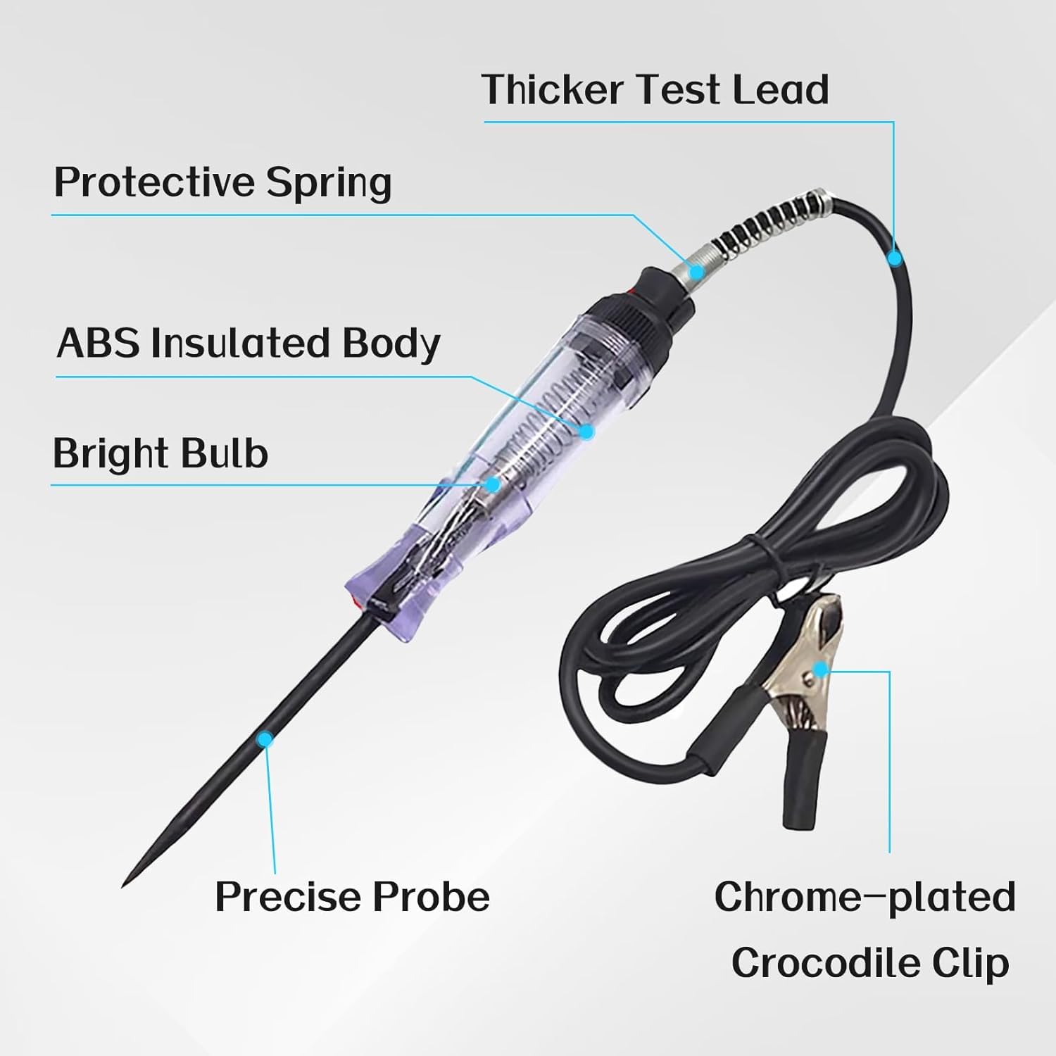 6V/12V/24V Circuit Tester, Test Light Automotive Truck Car Electrical ...