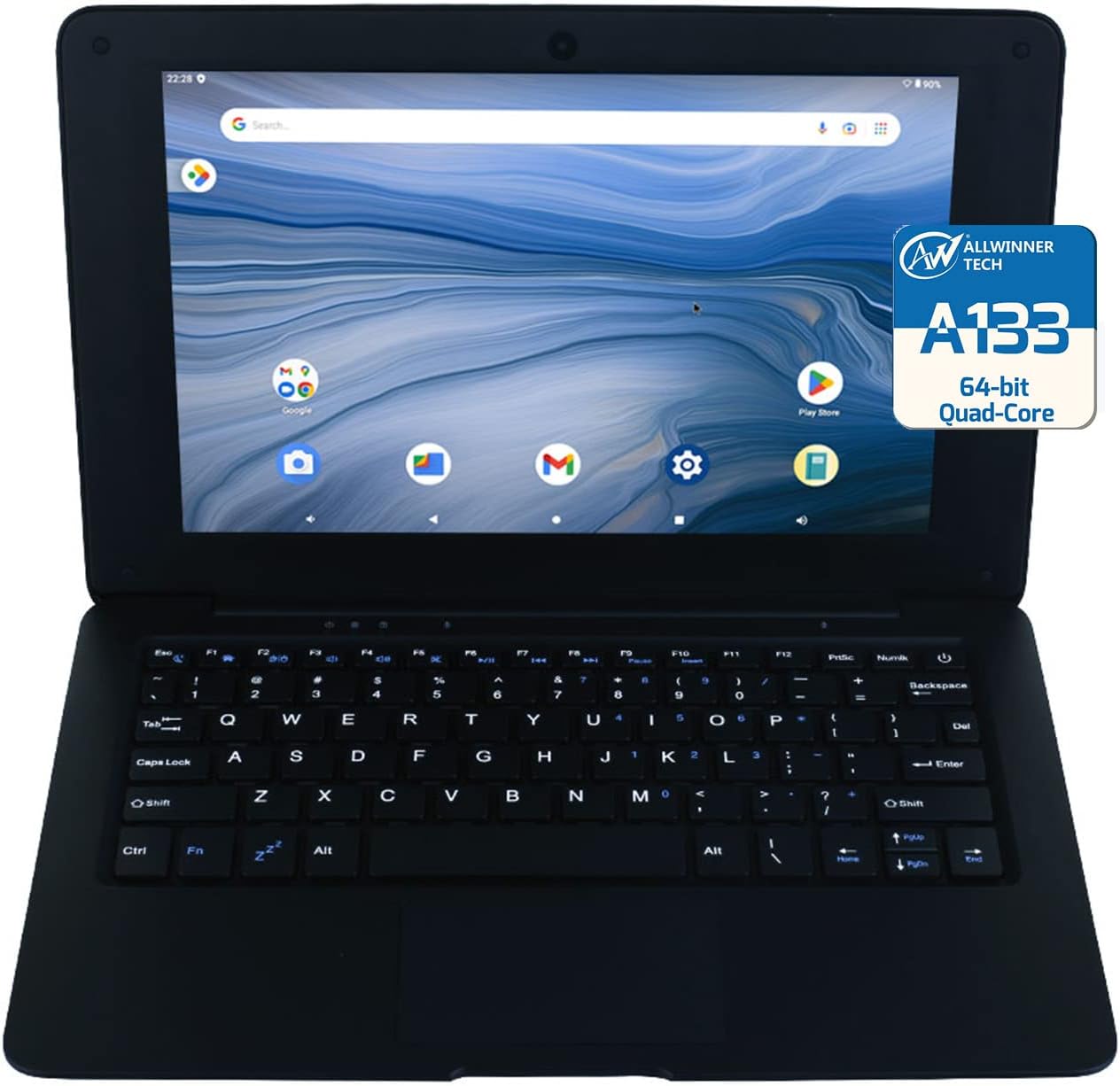 Amazon.com: EVRAIN 10.1inch Android Netbook, Portable Laptop with A133P ...