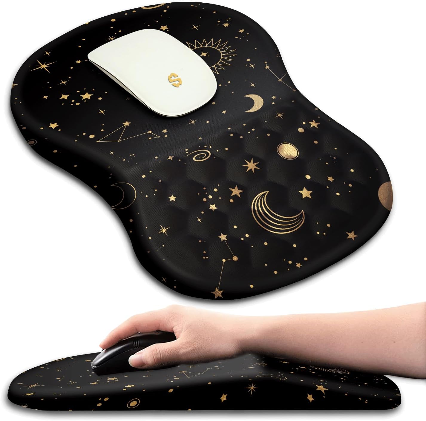 Amazon.com: Ergonomic Wrist Rest Support Mouse Pad, Massage Design ...