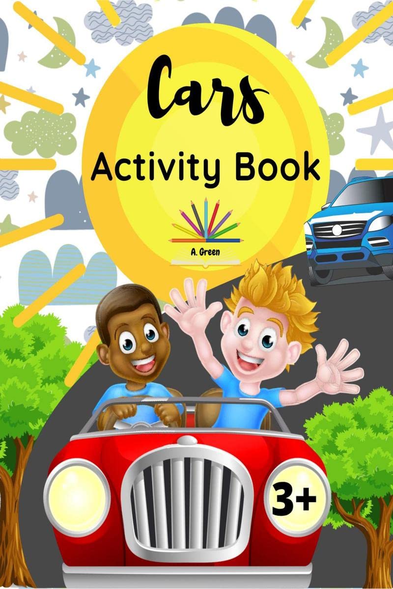 Buy Cars Activity Book: A Fun and Educational Book for Kids with ...