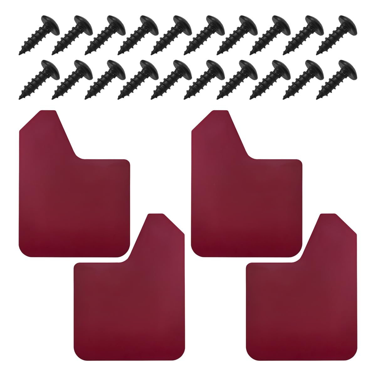 Snapklik.com : 4PCS Universal Car Mud Flaps, Flexible Splash Guards Set ...
