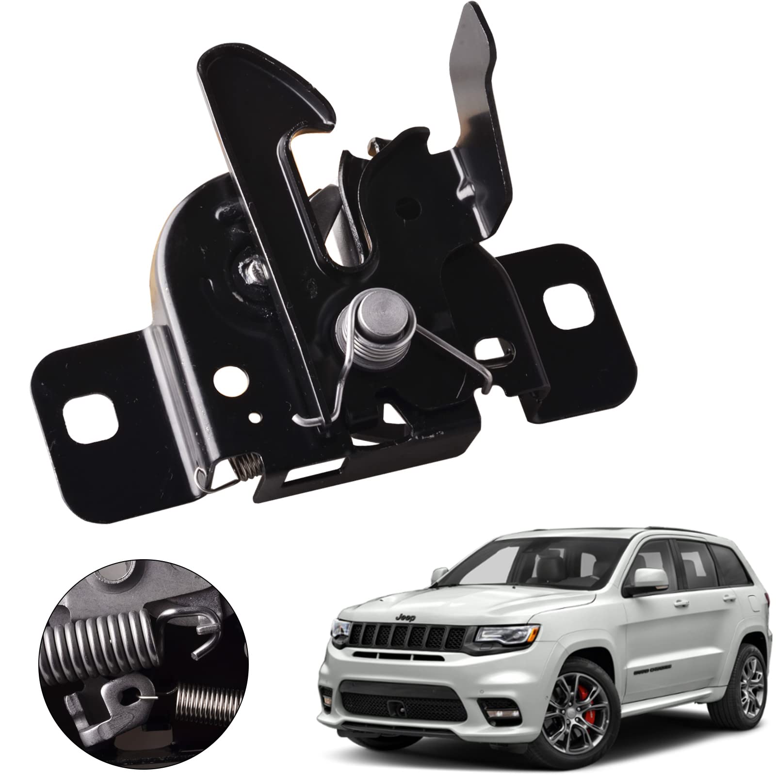 Amazon.com: Unikpas Front Hood Latch Compatible for Jeep Grand Cherokee ...