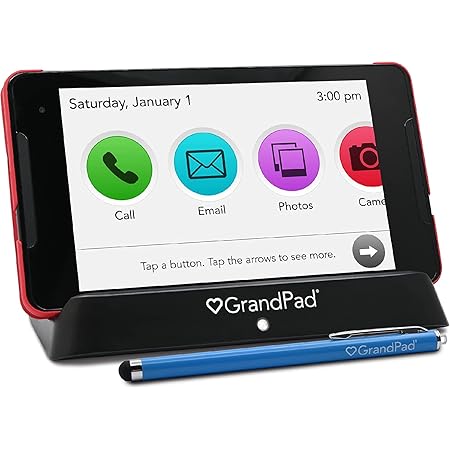 Amazon.com : GrandPad Tablet for Seniors, Accessibility Enabled Tablet ...