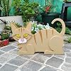 Cat Shaped Planter Wooden Planter Large Planter Boxes Outdoor Raised ...