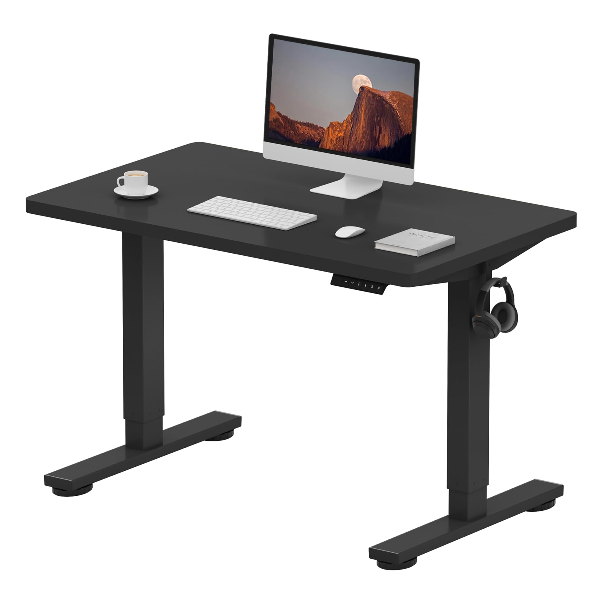 Flexispot E1 Plus One Piece Electric Standing Desk Height Adjustable ...