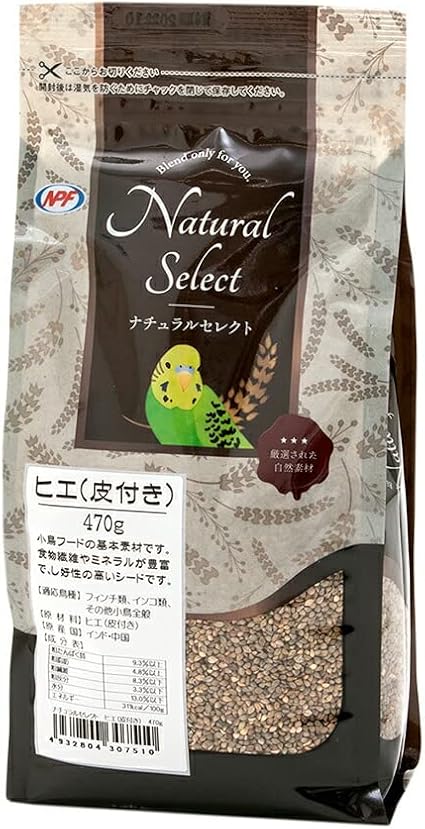 Amazon.co.jp: ナチュラルペットフーズ株式会社 《終売》NPF ナチュラルセレクト ヒエ（皮付き） 470g : ペット用品