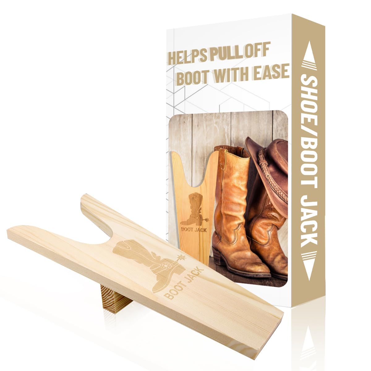 Amazon.com: Parts3A Boot Jack, New Design Shoe Jack, West Style Removal ...