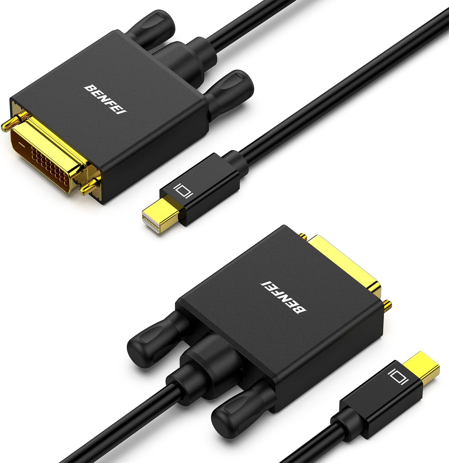 Amazon.com: gofanco Mini DisplayPort to DVI 3 Feet Adapter Cable ...