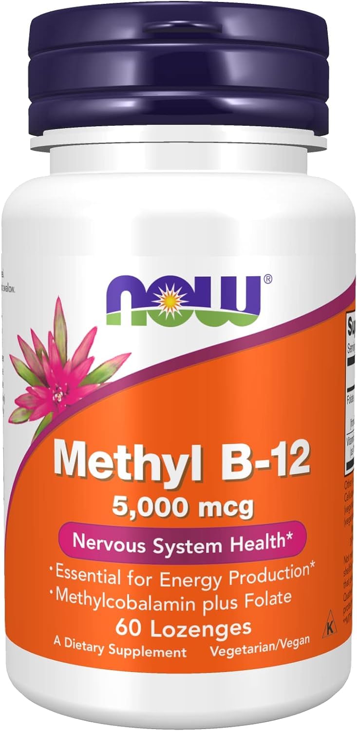 Now B-12 Methyl form 5000mcg 60Loz : Amazon.ca: Health & Personal Care