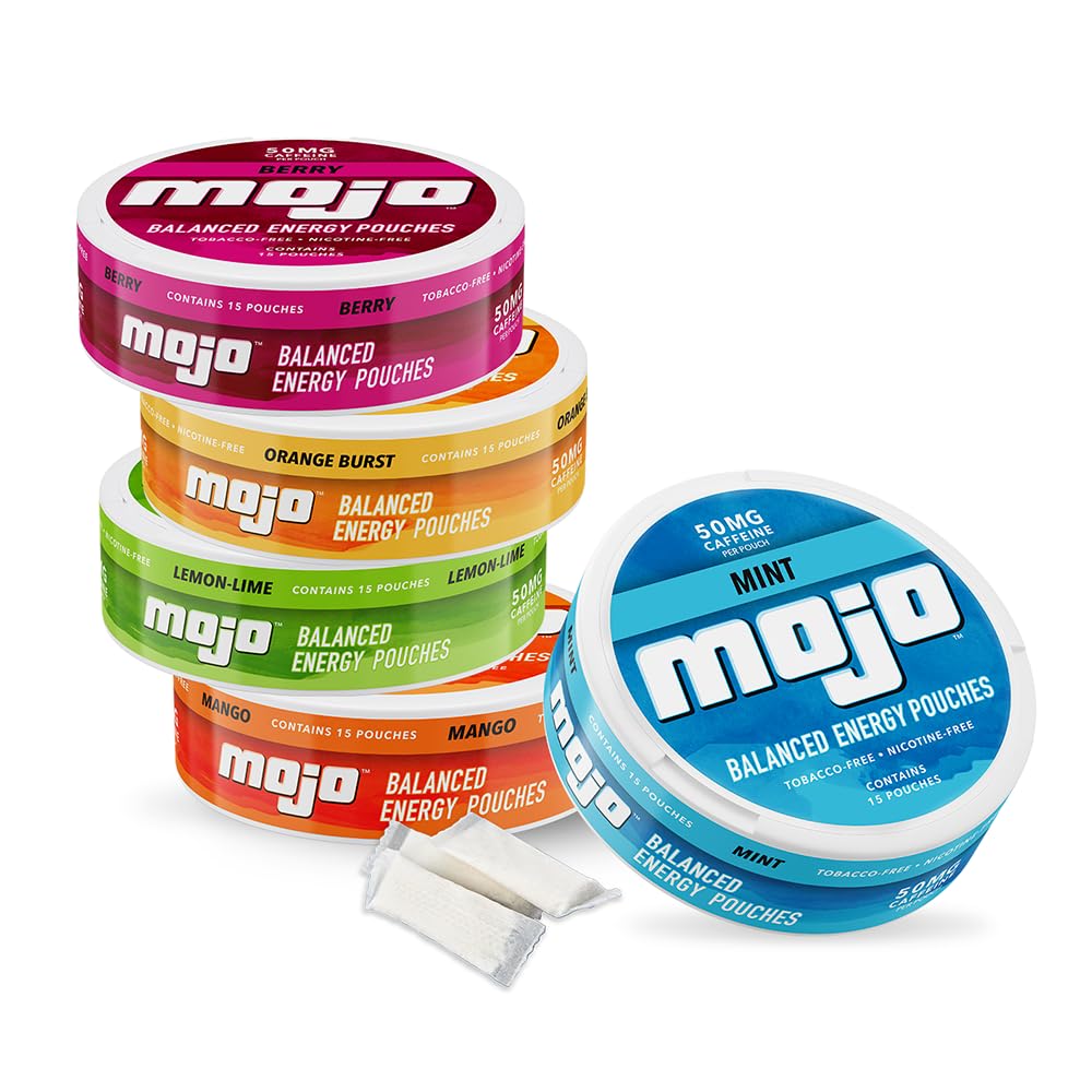 Amazon.com: Mojo™ Balanced Energy Pouches | Healthier Energy Drink ...