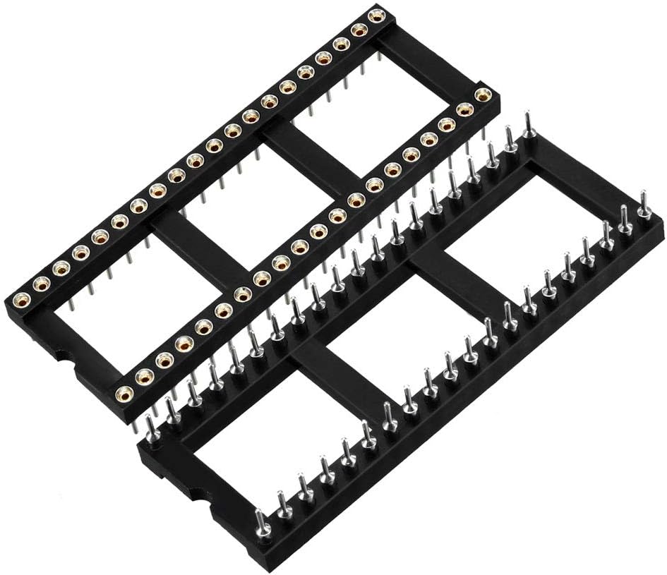 Amazon.com: uxcell 6pcs DIP IC Chip Socket Adaptor 2.54mm Pitch 15.2mm ...